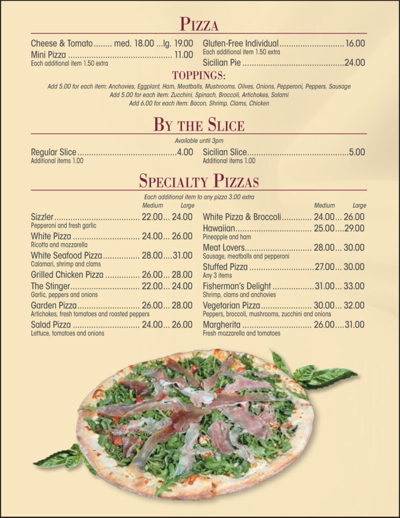 Menu – Pizza Beat